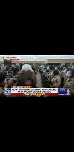 � NOW: Illinois State Troopers are SHOVING paid leftist agitators outside the ICE facility in Broadview SEVERAL were already arrested The locals did NOT want the feds to further take over the region so they took matters into their own hands "They're pushing the line back...they're all moving in unison." | 𝐌𝐀𝐆𝐀 News