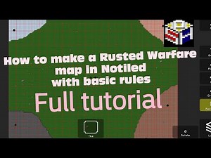 Rusted Warfare mapping | How to make a simple map in notiled, FULL TUTORIAL [by stevePH]