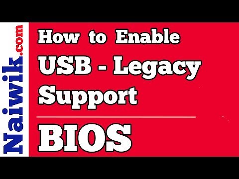 How to enable USB-Legacy Support for Keyboard and Mouse || BIOS