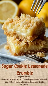 5.7K views · 51 reactions | Sugar Cookie Lemonade Crumble | Cakecrafted Recipes | Facebook