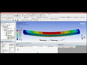 Static Structural Analysis of Simply Supported Beam || Ansys 18.1 Workbench Analysis || Tutorial