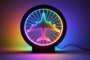 Airbus A380 RGB LED Lamp | Aircraft Desk Light | Aviation Decor | Pilot Gift - Etsy Australia