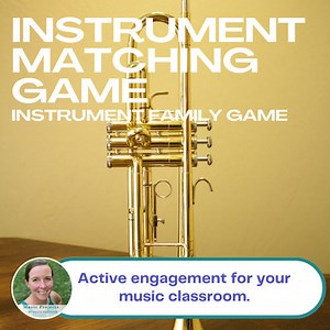 Music Go Fish Instrument Card Game for Elementary and Middle School Music
