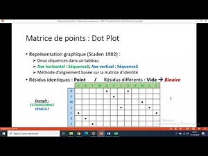 Cours Bioinformatique-Chapitre 4: Matrices de comparaison-S2-3ème année-2019/2020