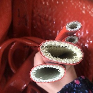 [Hot Item] Self-Extinguishing High Temperature Silicone Rubber Jacketed Fiberglas Sleeving