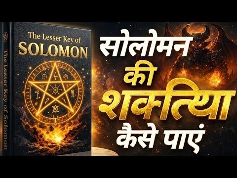 The Lesser Key of Solomon Book Summary in Hindi | रहस्यमयी शक्तियों का गुप्त ज्ञान