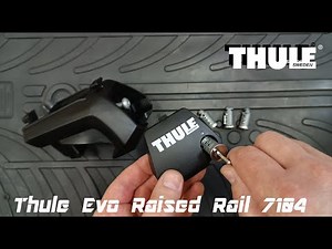 How to remove and replace a Thule Evo Raised Rail 7104 Foot Pack lock