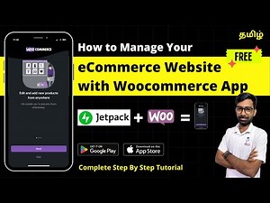 How to Manage your eCommerce Website with Woocommerce Mobile App - Free | Android | ios