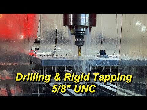 Production Drilling & Rigid Tapping 1-1/4" Steel Plate