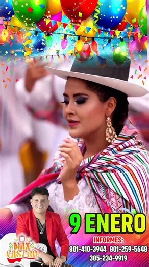 👉👉𝗩𝗜𝗘𝗥𝗡𝗘𝗦 𝟵 𝗗𝗘 𝗘𝗡𝗘𝗥𝗢 𝟮𝟬𝟮𝟲👈👈 🔥𝗨𝗧𝗔𝗛🔥𝗨𝗧𝗔𝗛🔥𝗨𝗧𝗔𝗛🔥 𝐔𝐒𝐀🇱🇷🇵🇪 El Rico Sanguchom de Chalo Presenta ‼️ 𝐂𝐨𝐧𝐟𝐢𝐫𝐦𝐚 𝐬𝐮 𝐥𝐥𝐞𝐠𝐚𝐝𝐚 𝐩𝐨𝐫 𝐩𝐫𝐢𝐦𝐞𝐫𝐚 𝐯𝐞𝐳 𝐞𝐧 𝐔𝐭𝐚𝐡 🇺🇸‼️ 🔥🔥𝐌𝐀𝐗 𝐂𝐀𝐒𝐓𝐑𝐎 𝐄𝐍 𝐕𝐈𝐕𝐎🔥🔥 Preparate para el gran concierto y será espectacular..!! 👉📍𝐋𝐮𝐠𝐚𝐫: 𝐂𝐨𝐥𝐨𝐧𝐢𝐚𝐥 𝐑𝐞𝐜𝐞𝐩𝐭𝐢𝐨𝐧 𝐂𝐞𝐧𝐭𝐞𝐫✅ 4095 Westsams Blvd, Kearns, UT, 84118 Hora 7:00 pm🇱🇷 Informes: 801-410-3944 801-259-5648 385-234-9919 𝙇𝙊𝙎