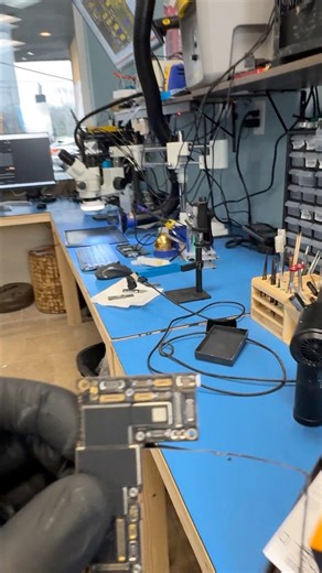 1.2M views · 9.7K reactions | This iPhone 12 Pro Max was dropped in the pool . Can we recover 200GB of pictures and videos? #technology #microsoldering #datarecovery #phonerepair | MDrepairs | Facebook