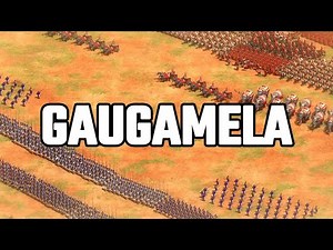 Battle of GAUGAMELA Recreated in Age of Empires 2
