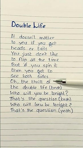 Double life lyrics - Pharrell Williams (from "despicable me 4") #doublelife #lyrics #despicableme4