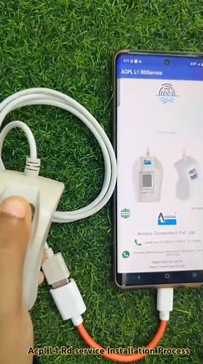 Acpl L1 Rd Services installation process ||OTG Cable into Mobile or Laptop || Demo vedio©|| Startek.