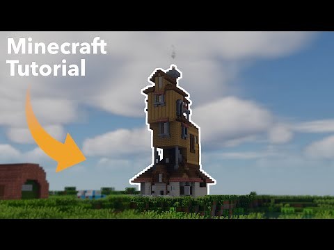 Harry Potter - How to build the Burrow in Minecraft