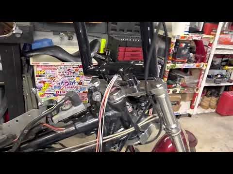How to: internally wire handlebars (the EASY way) on Harley Davidson motorcycle