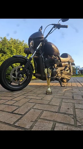 Won best rat-rod bike at the 14th annual fallen heros ride | Aaron Humphries