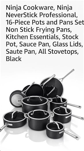 ✨ Ninja NeverStick Professional 16-Piece Cookware Set