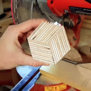 1K views · 26 reactions | Patterned plywood part 3. Making slices of...