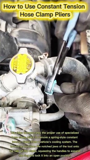 How to Use Constant Tension Hose Clamp Pliers