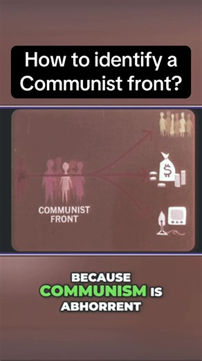 How do you identify a Communist front? #politicstiktokers #conspiracytiktok #politicstiktok