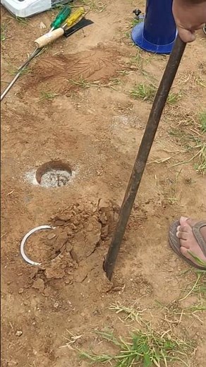 core cutter test for in-situ soil density determination #civilengineering #geotechnicalengineering
