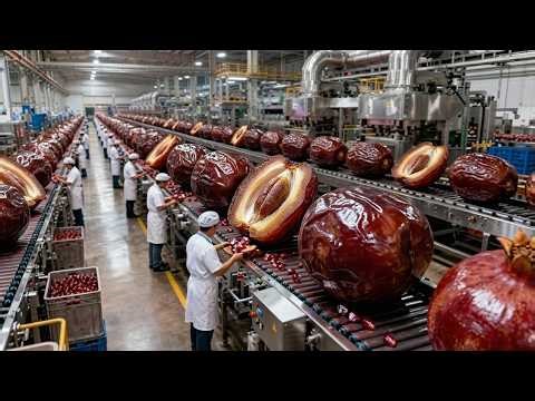 Inside a Modern Dates Factory: From Raw Dates to Premium Quality Products (The Full Process)