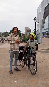 Let's encourage Vennela our first Telugu lady bicycle rider from Telangana travelling thru our Eluru. #bicycle #telugurider #teluguridergirl #cycleride #telugutraveller #womenempowerment #eluru_the_city_of_helapuri | Eluru - The City of Helapuri