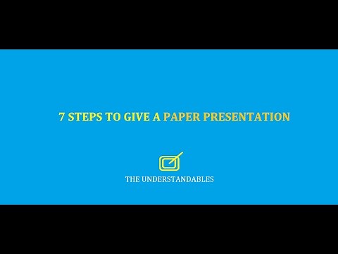 WHAT IS A PAPER PRESENTATION?