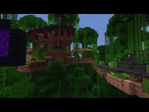 minecraft jungle tree house