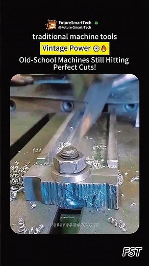 Old-School Machines Still Hitting Perfect Cuts! Vintage Power ⚙️🔥