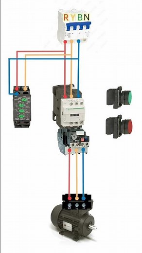 Phase Monitoring Relay installation #phase #monitoring #relay #installation #viral #youtube #shorts