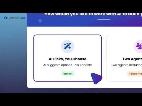 Build an App in 30 Mins with Codeless ONE | 100% No-Code, AI-Powered
