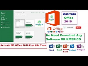 How to Activate Microsoft Office 2016 Using CMD | No Need Any Software or KMSpico | Technical Host|