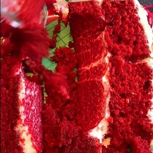 Red Velvet Cake with Cream Cheese Icing ~~Ingredients ~~ For the cake: 2 1/2 cups White Lily All Purpose Flour 1 tsp Hershey’s cocoa powder 1 tsp baking soda 1 3/4 cups of Dixie Crystal extra fine granulated sugar 1 1/2 cups vegetable oil 2 large eggs, at room temperature 1 cup buttermilk 1 bottle red food coloring 1 tsp distilled white vinegar 1 1/2 tsp vanilla extract ~~Instructions ~~ Preheat oven to 350 degrees Fahrenheit. Spray 3 - 9 inch cake pans with Bakers Joy. Sift together flour, baki