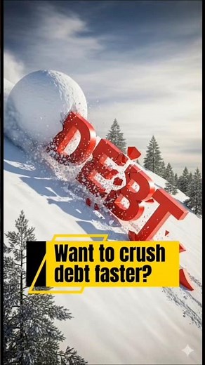 Debt Snowball Explained in 60s I Pay Off Faster #shorts