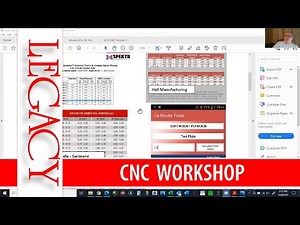 Legacy CNC Workshop - 12/08/2021 - CNC Cutting Feed Rates and Spindle Speeds With Milo Scott