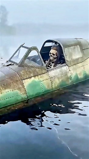 A submerged IL-2 Sturmovik wreck is discovered after decades underwater… Inside the shattered cockpit, divers uncover the remains of the fallen pilot still strapped in his seat. This series documents the full restoration of this legendary WWII aircraft—from wreck recovery to its final return to flight. This video contains AI-generated restoration concepts for educational and documentary-style purposes. It does not depict real remains or real recovery operations. #WarplaneRestoration #AviationHis