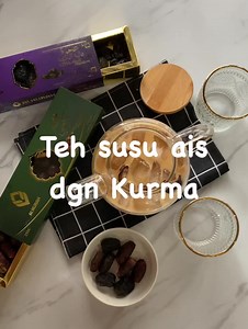 1.7K views · 72 reactions | Jom!! Try buat teh susu ais dengan kurma,...