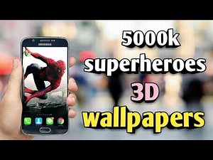 Amazing Superhero 3D Wallpapers in HD. Automatic Updates. Wallpapers & backgrounds for Android