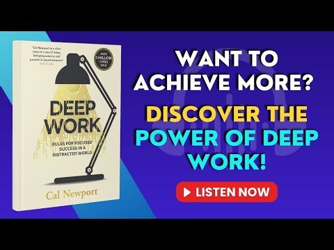 Deep Work: Rules for Focused Success in a Distracted World | Audiobook Book Summary | in English