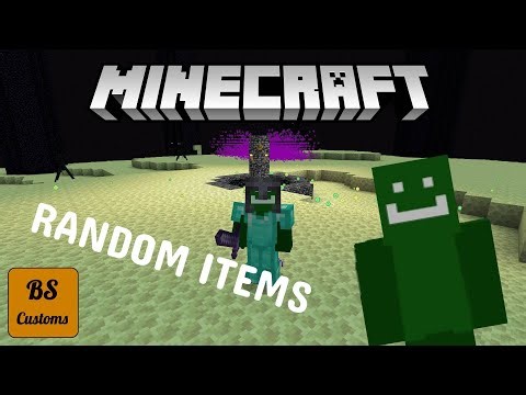 RANDOM ITEMS SPEEDRUN IN MINECRAFT