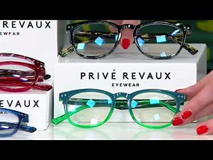 Prive Revaux The Show Off Set of 2 Blue Light Readers on QVC