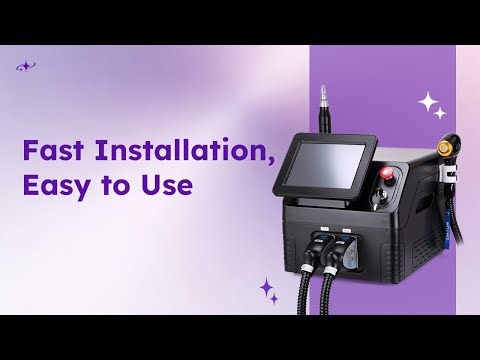 2-In-1 Picosecond 808 Diode Laser Machine Installtion Guide | Model: HR-AS64P