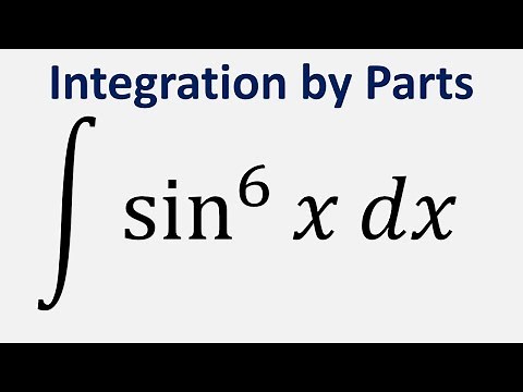 Integration by Parts: Integral of sin^6(x) dx