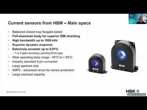 Current Sensors for Electric Motor and Inverter Testing