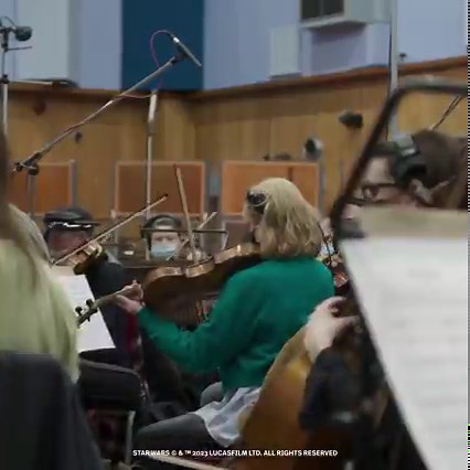 2.7K views · 104 reactions | Take a  into Abbey Road Studios for a behind the scenes look at the scoring session for Star Wars: #JediSurvivor. Listen to the soundtrack, featuring original music by Stephen Barton and Gordy Haab, out now: https://spotify.link/StarWarsJedi-Survivor | Walt Disney Records | Facebook