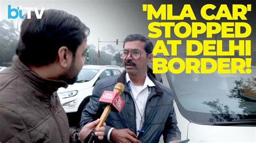 Delhi pollution crackdown: Even MLA vehicles stopped, challaned at borders