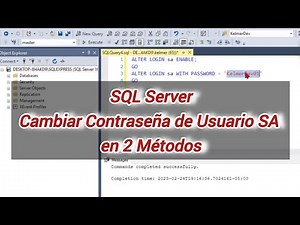 Cómo Cambiar tu Contraseña en SQL Server (Fácil y Rápido)