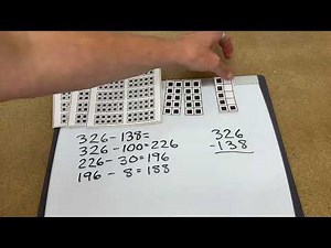 How to Explain 3 digit Subtraction Algorithm